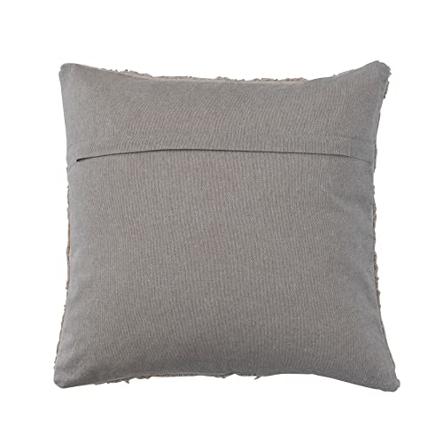 Creative Co-Op Cotton Tufted Throw, Ivory Pillow