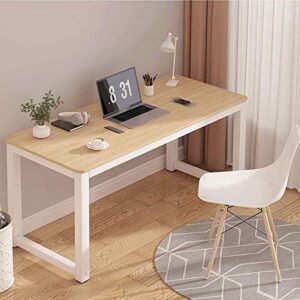 LHLLHL 110 x 60cm Office Desk Computer Table Laptop Metal Steel Frame Easy Assemable Home Office Workstation (Color : E)