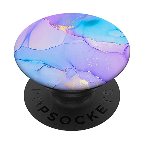 PURPLE MARBLE-LIKE WITH GOLD-COLOR ACCENT PopSockets Swappable PopGrip