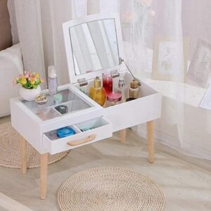 WYKDD Nordic Window Economical Multi-Functional Small Apartment Bedroom Dressing Table Simple Dressing Table