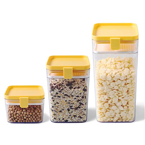 XBWEI Food Dispensing Container Grain Storage Jars Sealed Foods Storage Boxes Containers Kitchen Organizer Gadgets