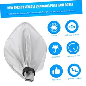 VICASKY 1pc Rain Cover Cover Outdoor Plug Cover Magnet for Car Mount Magnet Car Rain Cover Electric Car Charger Rain Protector Electric Car Accessories Magnet Adsorption Rain Cover