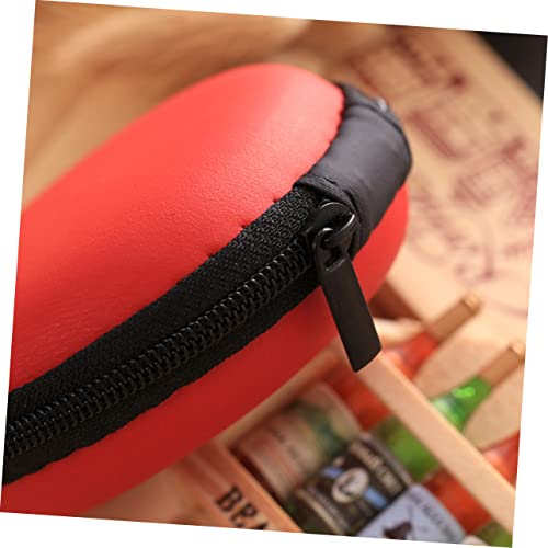 VALICLUD Earphone Case Coin Purse Coin Purse 3pcs Bag Case Organizer Headphones Portable Purse Container Black Coin Earphone For Earbuds Pouch Cable Zipper USB Coin Purse Zipper Pouch