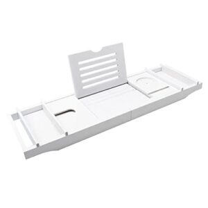 zlxdp bathtub tray bathtub caddy organizer hanging wine tablet holder reading rack bath tub shelf ( color : e , size : as shown )