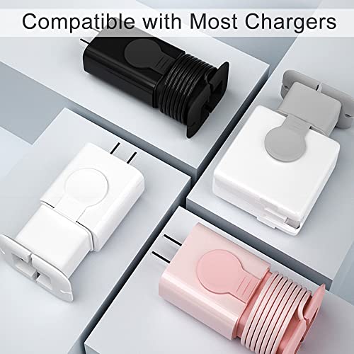 Tusscam Silicone Charger Protector Compatible with Most Mobile Phone Cord Winder Line Protector