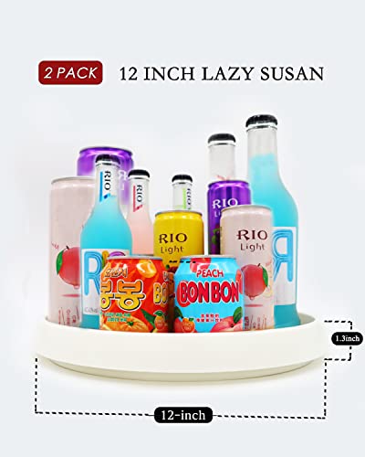 3Pack 10inch Lazy Susan and 2Pack 12inch Lazy Susan Organizer