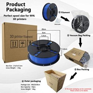 3D Printing Consumables PLA Silk Texture, Two-Color Gradient Effect, Wire Diameter 1.75mm, Accuracy +/-0.03mm, 1kg Spool,Gold to Gronze