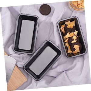 UPKOCH 6 Pcs bread toast box toast baking tray loaf baking tray baking toast non- stick bread cake puck mold nonstick bread tin cake stencil baking bread carbon steel Cheese non stick