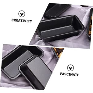 UPKOCH 6 Pcs bread toast box toast baking tray loaf baking tray baking toast non- stick bread cake puck mold nonstick bread tin cake stencil baking bread carbon steel Cheese non stick