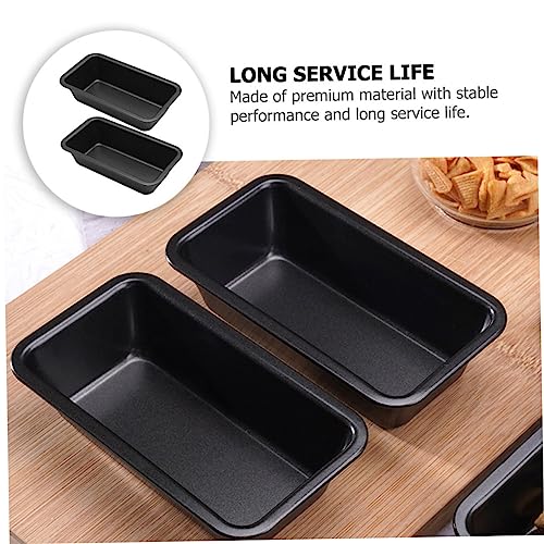 UPKOCH 6 Pcs bread toast box toast baking tray loaf baking tray baking toast non- stick bread cake puck mold nonstick bread tin cake stencil baking bread carbon steel Cheese non stick