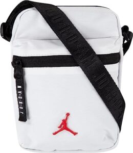 jordan mens festival bag 5" l x 1.25" w x 7" h white