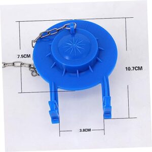 Toilet Bowl 4 Pcs Toilet Tank Flapper Toilet Drain Valves Toilet Flush Valve Repair Ki Blue Toilet Tank Accessory Clap Cover Baffle Water Tank Flush Valve Plug Ar Accessories Tank