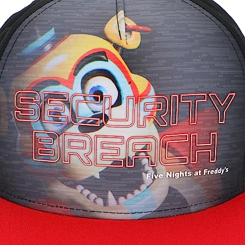 Five Nights at Freddy's Security Breach Freddy Youth Snapback Hat Multicolored