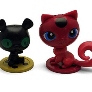 Cartoon-Inspired Ladybug and Cat Noir (Set of 8 pcs), Action Figures, Toys