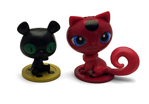 Cartoon-Inspired Ladybug and Cat Noir (Set of 8 pcs), Action Figures, Toys