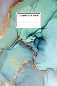 composition notebook: composition book/6x9/100 pages: watercolor notebook