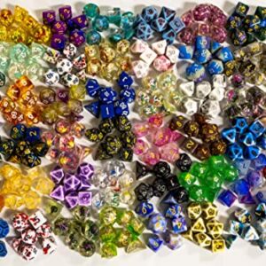 Dungeon Craft Premium Mystery Dice, Set of 7 Polyhedral Dice, Wide Range of Patterns, Gaming Dice, Suitable for Role Playing, Table Games (Premium Mystery Pack of 1)