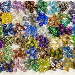 Dungeon Craft Premium Mystery Dice, Set of 7 Polyhedral Dice, Wide Range of Patterns, Gaming Dice, Suitable for Role Playing, Table Games (Premium Mystery Pack of 1)