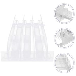 Ipetboom Vending Machine Self Pushing Drink Organizer, 3pcs Drinking Pushers Drink Organizer For Fridge Plastic Tray