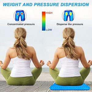 Ecofeen Gel Seat Cushion - Non-Slip Egg Seat Cushion Chair Pads - Office Chair Car Seat Cushion for Sciatica & Back Pain Relief - Coccyx Cushion for Home, Wheelchair, Computer, Desk Chair, Truck