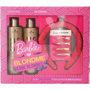 blondme x barbie™ home spa collection – cool blondes with purple toning pigments - brassiness corrector for all blonde hair types