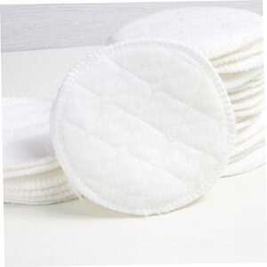 SAFIGLE 12Pcs Professional Breastfeeding Patches Breast-Feeding Washable White Absorbent Nursing pad Cotton Nursing Pads Breastfeeding Gel Pads Breast Milk Cotton Chest pad