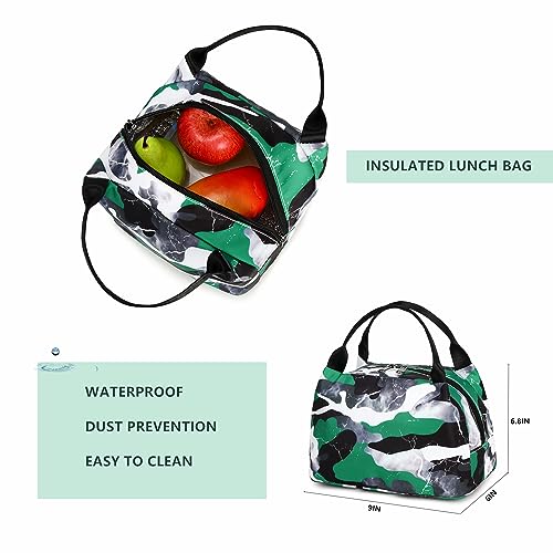 Lmwzh Backpack For Boys Girls Elementary Waterproof teen School Bags Kids Bookbag Lightweight Camo Green 2PC