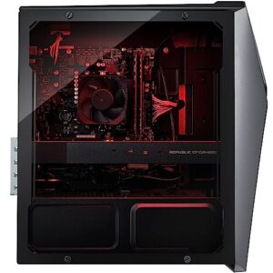 ASUS GL10DH-PH552 Gaming & Entertainment Desktop PC (AMD Ryzen 5 3400G 4-Core, 32GB RAM, 512GB PCIe SSD, GeForce GTX 1650, WiFi, Bluetooth, HDMI, USB 3.2, Win 10 Home) Refurbished