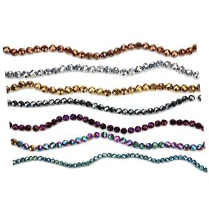 TEHAUX 192pcs Beads in Bulk Gemstones Bulk Bracelet Making Supplies Jewelry Spacer Beads Jewelry Supplies Colorful Bracelet Beads Beading Kits DIY Beads Crafts Scattered Beads Bead Chain