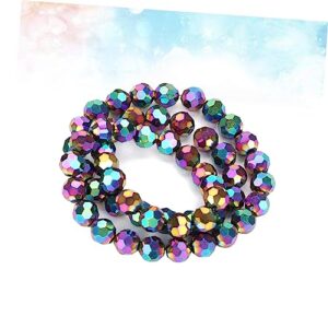 TEHAUX 192pcs Beads in Bulk Gemstones Bulk Bracelet Making Supplies Jewelry Spacer Beads Jewelry Supplies Colorful Bracelet Beads Beading Kits DIY Beads Crafts Scattered Beads Bead Chain