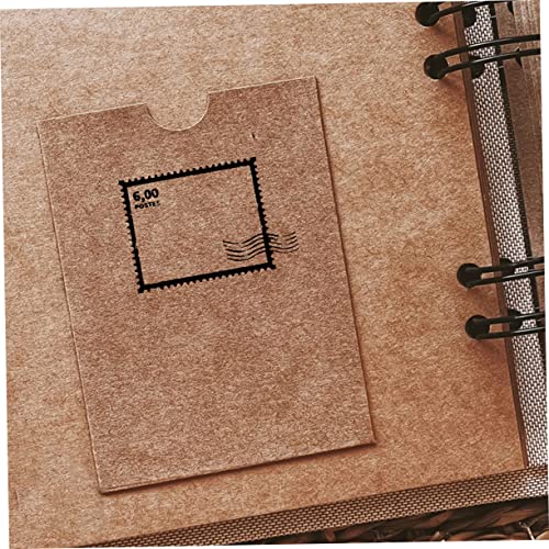 TEHAUX 2pcs Lotus Wood Seal Linoleum Blocks for Printmaking DIY Scrapbook Wood Stamps Wood Stamps for Making Alphabet Stamps Wooden Crafts Vintage Stamps Small Wood Stamps Journal Stamp