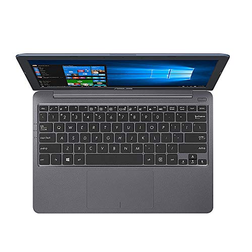 Asus VivoBook E12 Thin and Light Business Laptop I 11.6” HD I Intel Celeron N3350 I 4GB DDR4 64GB eMMC I Intel HD Graphics 500 I HDMI Office365(1-Year) Win10 + 32GB MicroSD Card