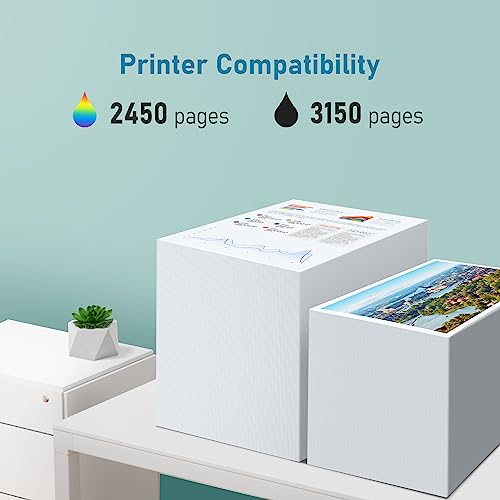 PACAVA 206X 206A Toner Cartridges (with Chip) for HP 206A 206X Toner Cartridge 4 Pack High Yield to Work with HP Color Pro MFP M283fdw M283cdw M255dw M282nw Printer Toner (BCMY, 4 Pack)