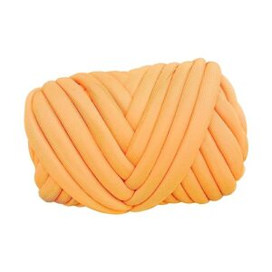 kowaku 250g chunky yarn arm knit yarn bulky yarn jumbo tubular yarn for baskets macrame scarf, orange