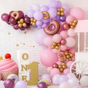 RUBFAC Pastel Purple Balloons, 146pcs Different Sizes Pack of 36 18 12 10 5 Inch for Balloon Garland or Balloon Arch as Graduation Birthday Wedding Baby Shower Anniversary Party Decorations