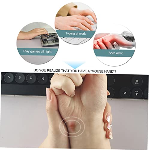 Ciieeo 1 Set Mouse pad Wristband Memory Gaming Pad Laptop Wrist Rest Keyboard Wrist Rest pad Non- Pad Mouse for Laptop Mouse Pad with Wrist Support Human Body Suite Silica Gel