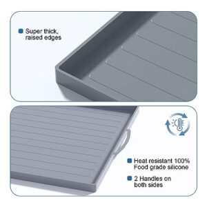 Griddle Mat Silicone for Blackstone 36 inch Griddle, Silicone Griddle Mat with Handles, 100% Food Grade Silicone Griddle Cover Fits Blackstone, Keep Griddle Clean and Protected