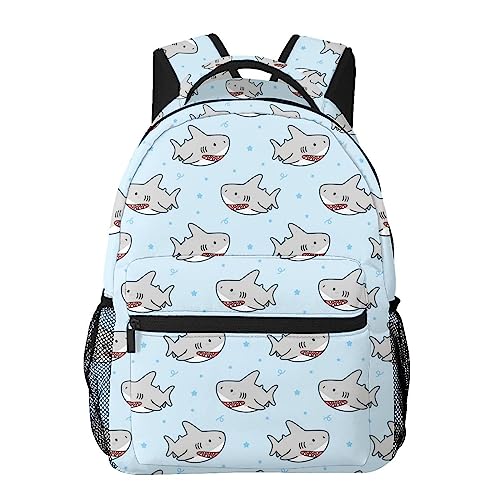 ROSIHODE Shark Sharks Backpack,Fashion Travel Hiking Camping Daypack Computer Backpacks Bookbag for Men Women