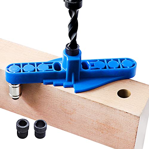 YANHAO Dowel Jig with Center Scriber 71 Pcs Handheld Dowel Jig Kit Adjustable Punch Locator with Wood Dowels Pins Drill Bits