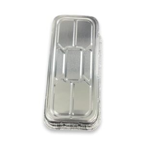 The First Ingredient 20 Count - 2 Lb. Disposable Aluminum Foil Bread Loaf Pan