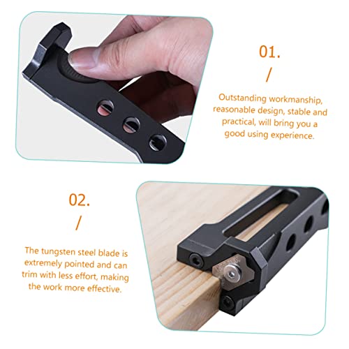 DOITOOL Plane Edge Trimmer Chamferer Hand Tools Wood Wood Router Tool Woodcraft Hand Tool s Woodworking Block Wood r for Smoothing Hand Deburring Universal Woodworking Planers Woodworking