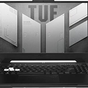 ASUS 2023 TUF Dash 15.6" 144 Hz FHD Gaming Laptop 10-Core Intel i7-12650H 32GB DDR5 1TB NVMe SSD NVIDIA GeForce RTX3070 8GB GDDR6 WiFi AX HDMI RJ45 Thunderbolt4 Backlit KB Windows 11 Home w/RE USB