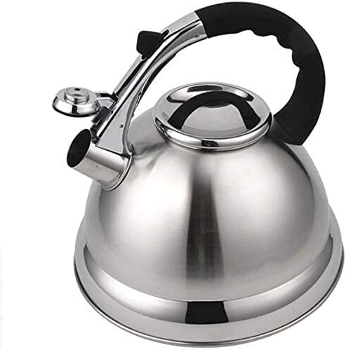 Tea Kettle Stovetop Whistling Teapot 4.2L Stainless Steel Tea Kettle Stovetop Whistling Teapot Whistling Tea Kettle Modern Whistling Tea Pot Whistle Kettle Stove Top Kettle