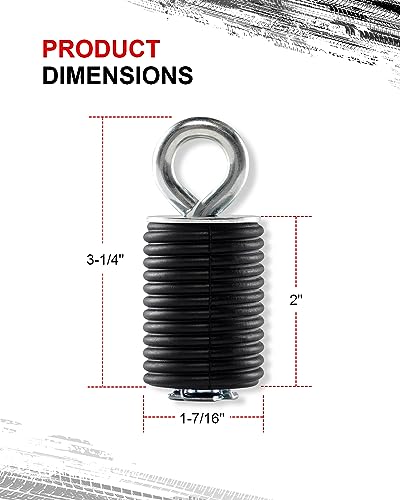 DAYDOOR ATV Anchors, General Tie Down Anchor, UTV Lock and Ride 2" Bed Anchor Compatible with Polaris Ranger 1000 XP 900 XP 800 700 500 570 with 1-7/16" Hole (6 Pcs,Black)