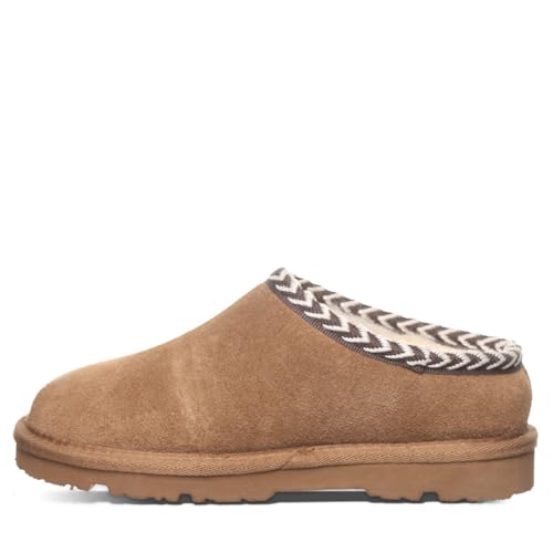 BEARPAW Tabitha Youth Hickory Size 1 | Youth's Slipper | Youth's Shoe | Comfortable & Lightweight