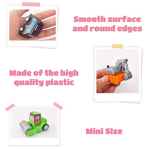 Juuxncgv 24PCS Pull Back City Cars Toys,Mini Model Vehicle Set,Mini Play Truck Bulk for Party Favors,Christmas,Toddlers,Easter,Gift