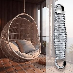 WILD MAN 1300lbs Premium Heavy Duty Porch Swing Springs for Hanging Hammock Chairs Suspension Hooks - 2pcs