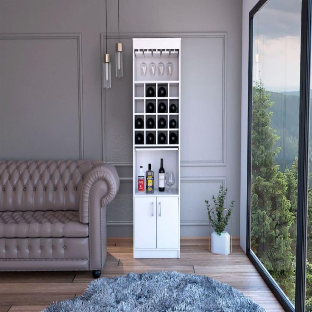 Bar Cabinet Modoc,Living Room -White