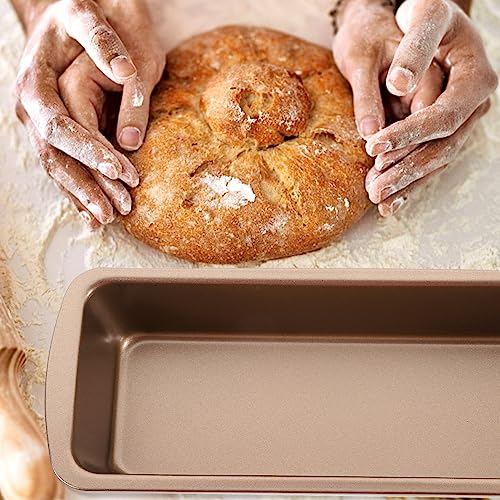 Kichvoe nonstick grill pan bread baking pan nonstick baking pan non stick baking pan bread mold Practical Toast Pan Non-stick Loaf Pan Toast Mold household carbon steel bread pan