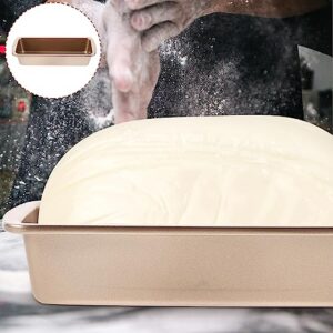 Kichvoe nonstick grill pan bread baking pan nonstick baking pan non stick baking pan bread mold Practical Toast Pan Non-stick Loaf Pan Toast Mold household carbon steel bread pan